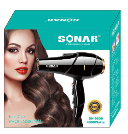 SECADORA DE CABELLO SONAR SN-9600 | Digital Store Ec